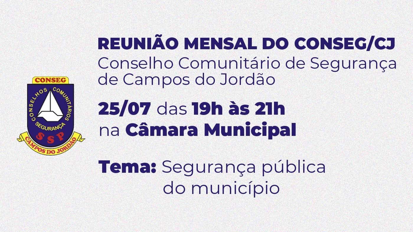 REUNIÃO MENSAL DO CONSEG - Conselho Comunitário de Segurança de Campos ...