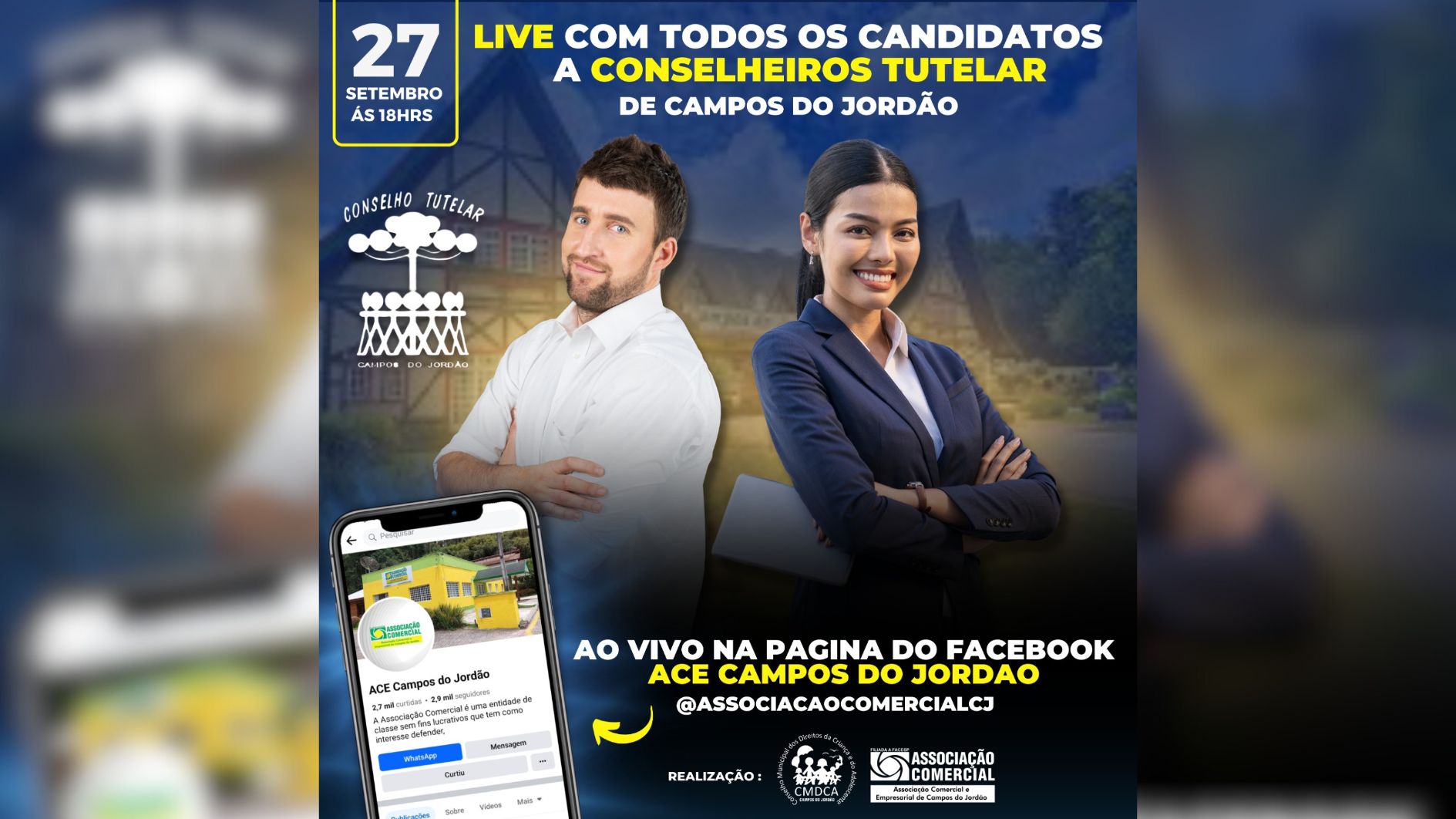 LIVE com os candidatos a Conselheiros Tutelares de Campos do Jordão ...